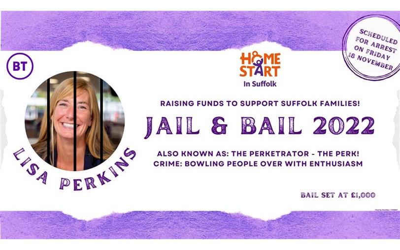 Lisa Perkins is fundraising for Home-Start in Suffolk