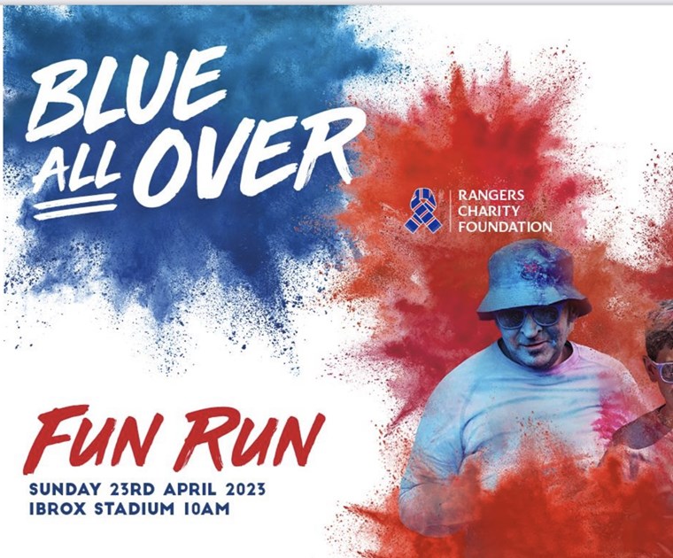 Graeme Muir is fundraising for Rangers Charity Foundation