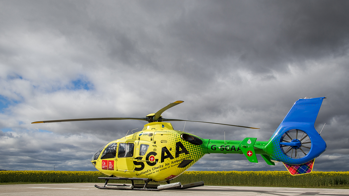 Michael Simmers is fundraising for Scotland's Charity Air Ambulance