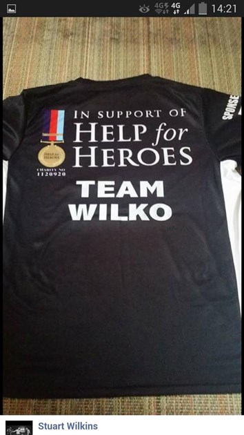 Stuart Wilkins is fundraising for Help for Heroes