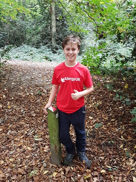 Joshua Stadler is fundraising for Allergy UK