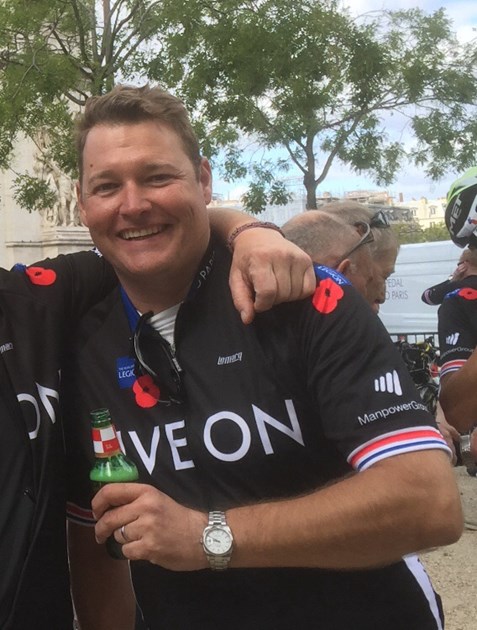 Jeremy Hogg is fundraising for The Royal British Legion