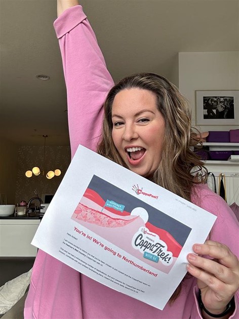 Amber Carter is fundraising for CoppaFeel!