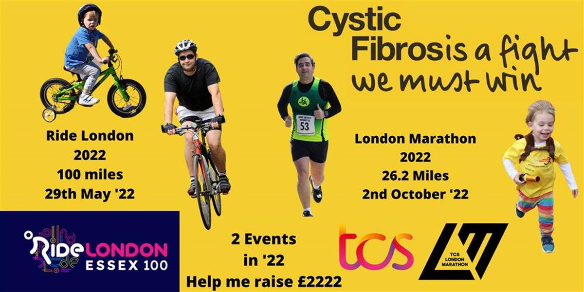 James Ruddick is fundraising for Cystic Fibrosis Trust