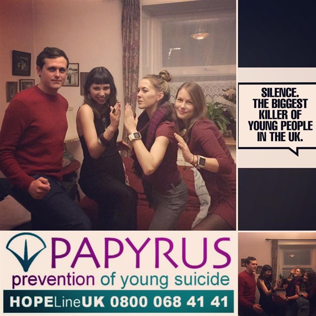 Eleanor Frew is fundraising for PAPYRUS Prevention of Young Suicide