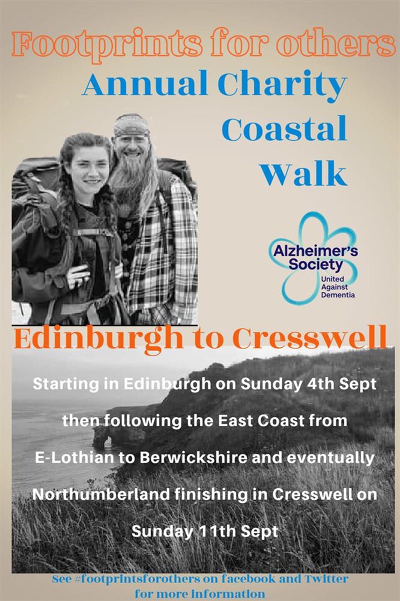 Footprints For Others is fundraising for Alzheimer's Society