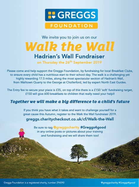 Livin Housing is fundraising for Greggs Foundation