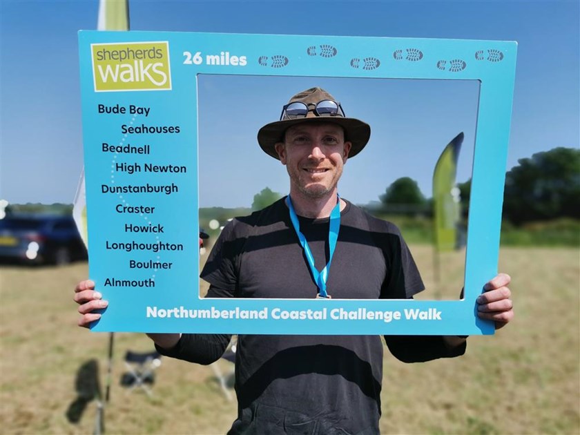 Martin Newham is fundraising for The Menopause Charity