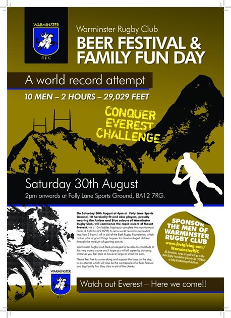 Robert Rowbotham is fundraising for Bath Rugby Foundation