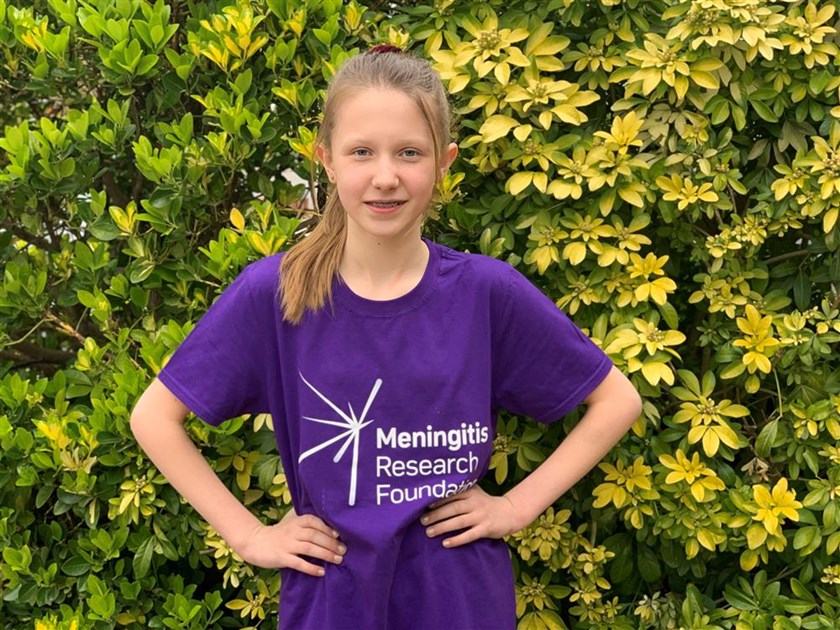 Matilda Lucas is fundraising for Meningitis Research Foundation