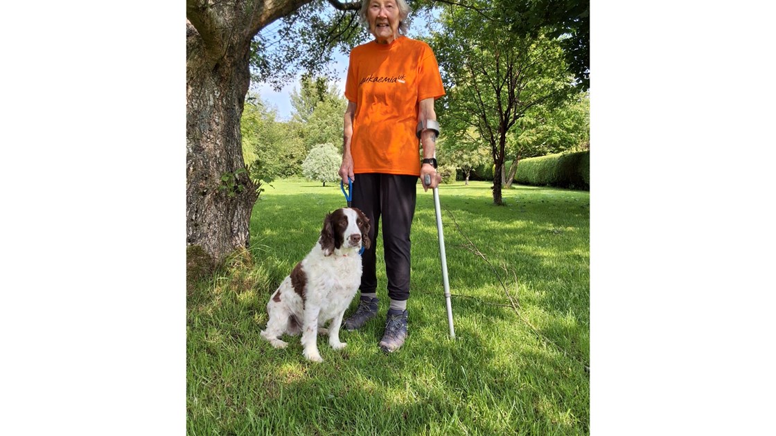 Kay Walker is fundraising for Leukaemia UK