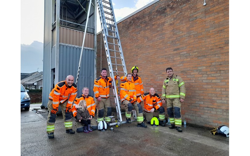 Bentham Fire Station NYFRS is fundraising for The Fire Fighters Charity