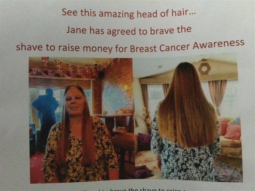 Jane Sewell is fundraising for Breast Cancer Support
