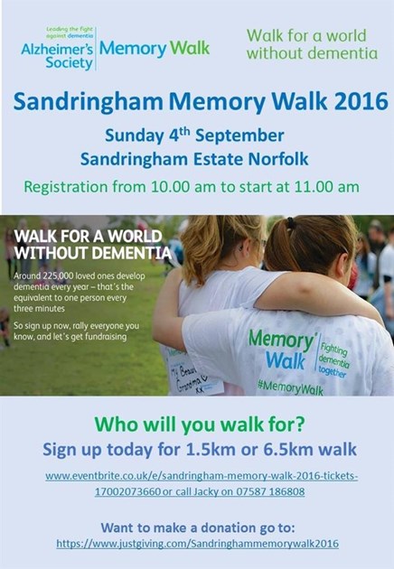 Tracey Rust is fundraising for Alzheimer's Society