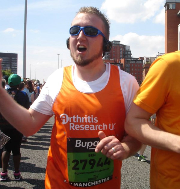 Ben Beach is fundraising for Arthritis UK