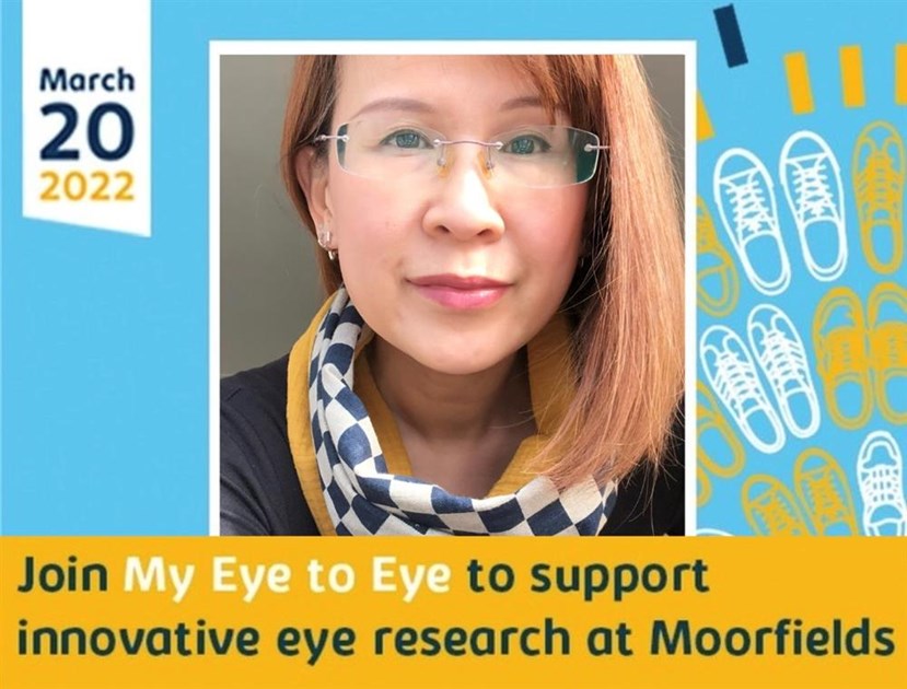 Alison Yeung is fundraising for Moorfields Eye Charity