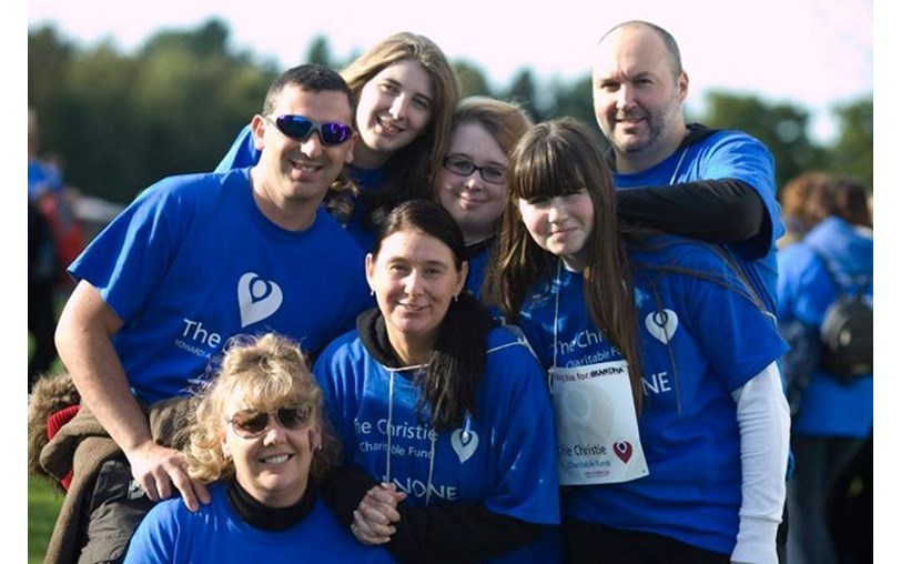 Team Mums the Word is fundraising for The Christie
