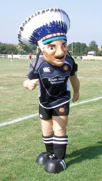 Big Chief Exeter RFC Mascot is fundraising for Help for Heroes