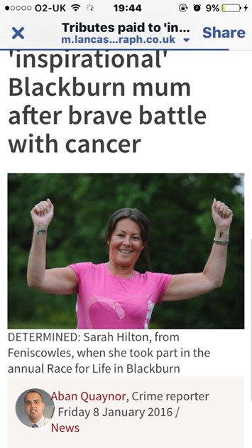 Louise Barrett is fundraising for Cancer Research UK