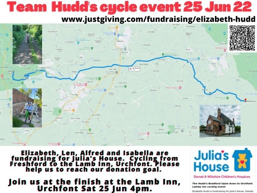 Elizabeth Hudd is fundraising for Julia's House