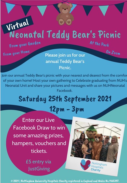 NUH Neonatal is fundraising for Nottingham University Hospitals Charity
