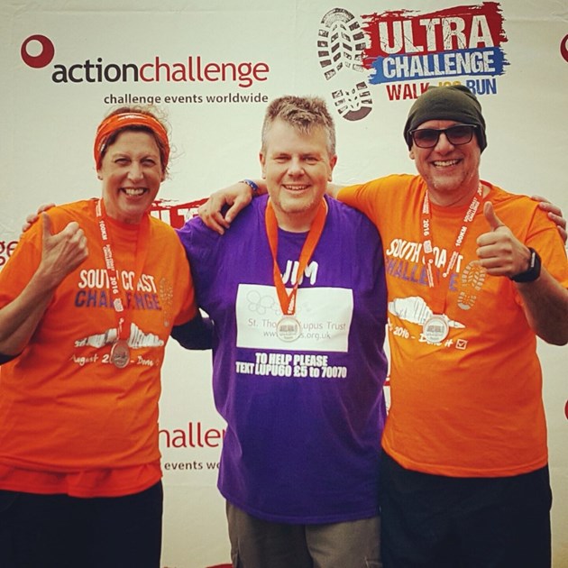 Jim Corby is fundraising for St. Thomas' Lupus Trust