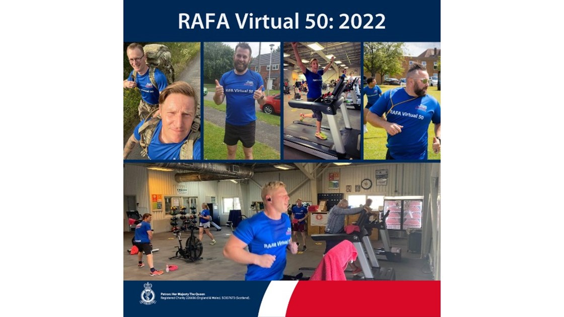 Aaron Hussey is fundraising for The RAF Association (RAFA)