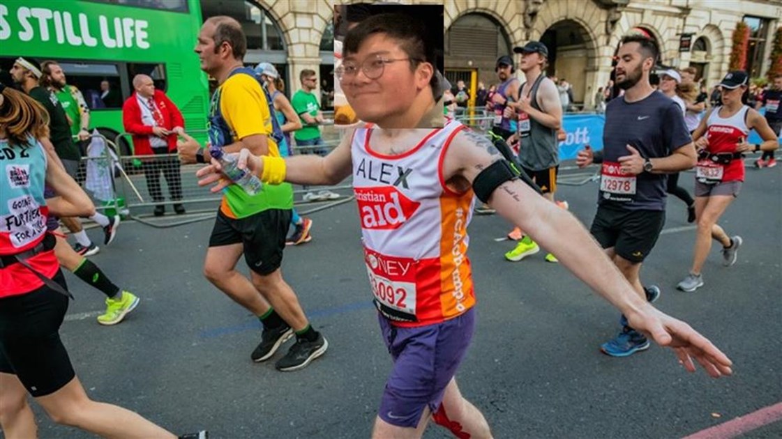 Caleb Lin is fundraising for Christian Aid
