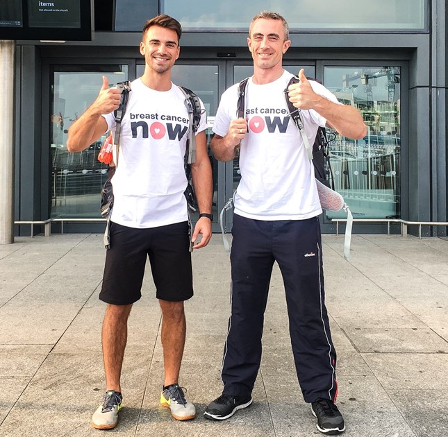 Duncan Morris is fundraising for Breast Cancer Now