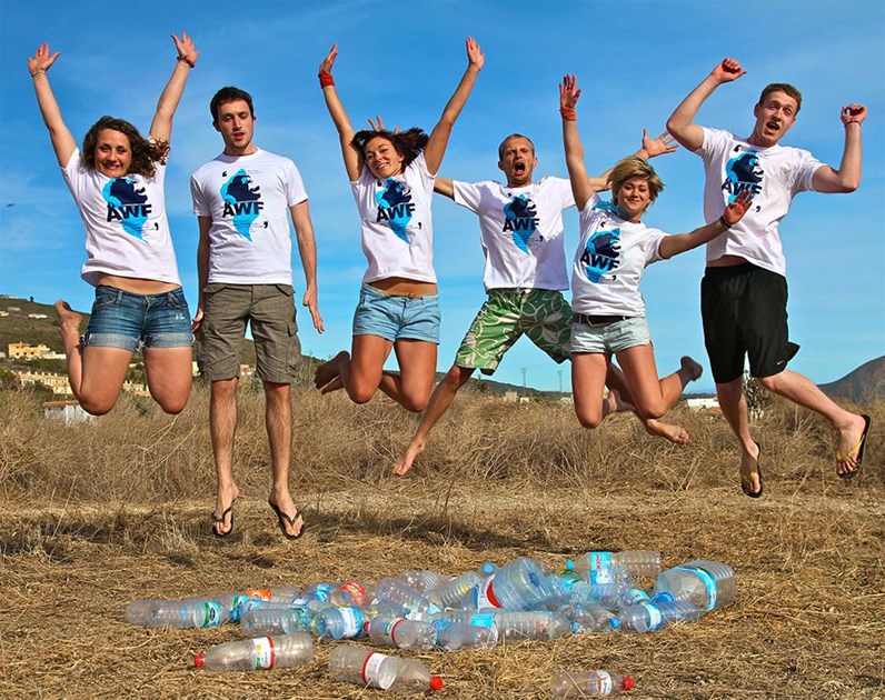 The Plastic Marathon - Support us here is fundraising for AWF