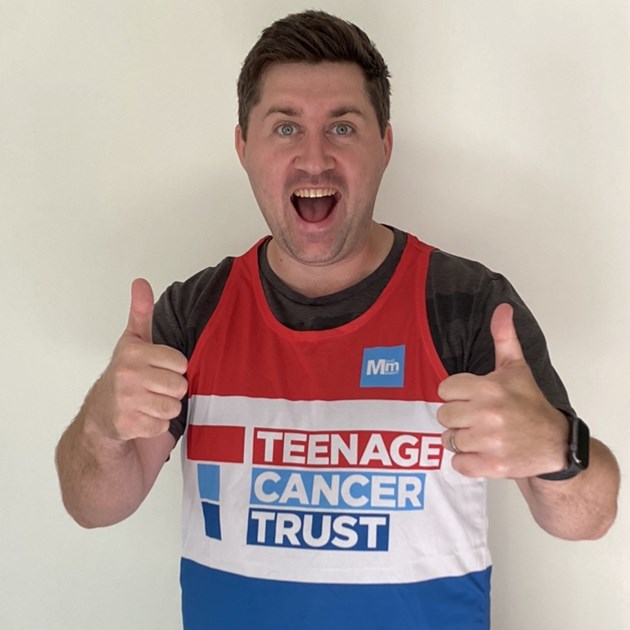 Jack Bostock is fundraising for Teenage Cancer Trust