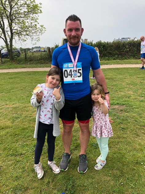 Dominic Potts is fundraising for Tommy’s, the pregnancy and baby charity