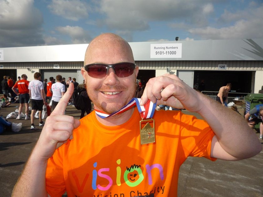 Mark Sanderson is fundraising for Vision Charity