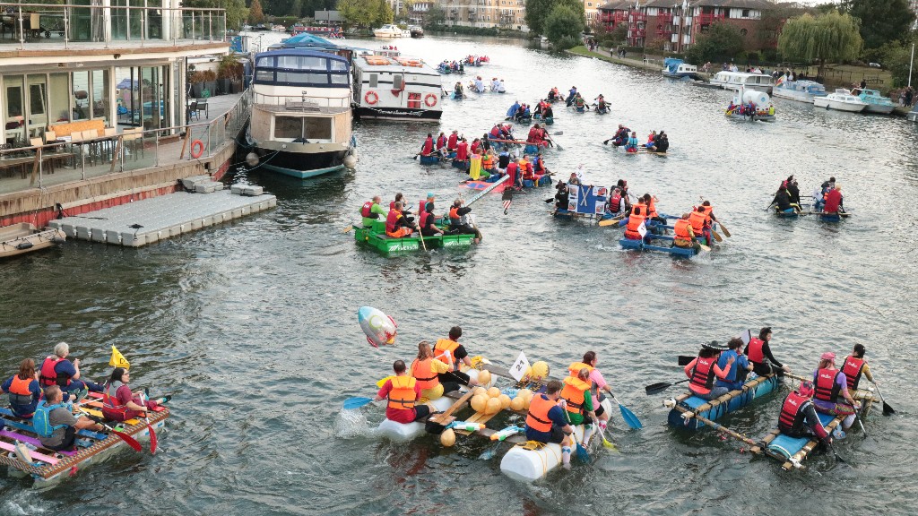 Thames Water's WaterAid Raft Race 2022 fundraising for WaterAid on ...