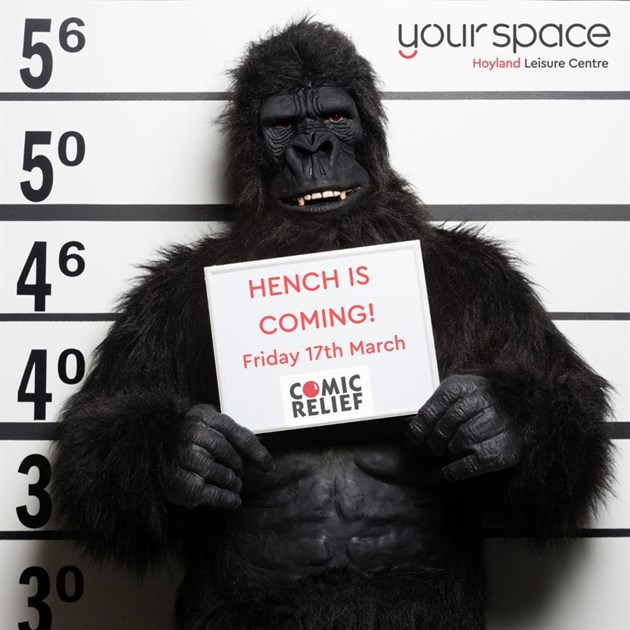 Mr Gazilla Hench is fundraising for Comic Relief