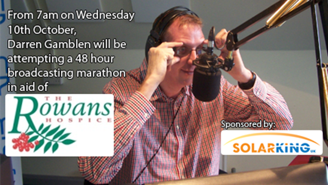 darren Gamblen is fundraising for The Rowans Hospice
