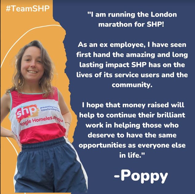 Poppy Cunningham is fundraising for Single Homeless Project