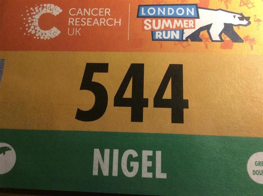 Nigel Milton is fundraising for Cancer Research UK
