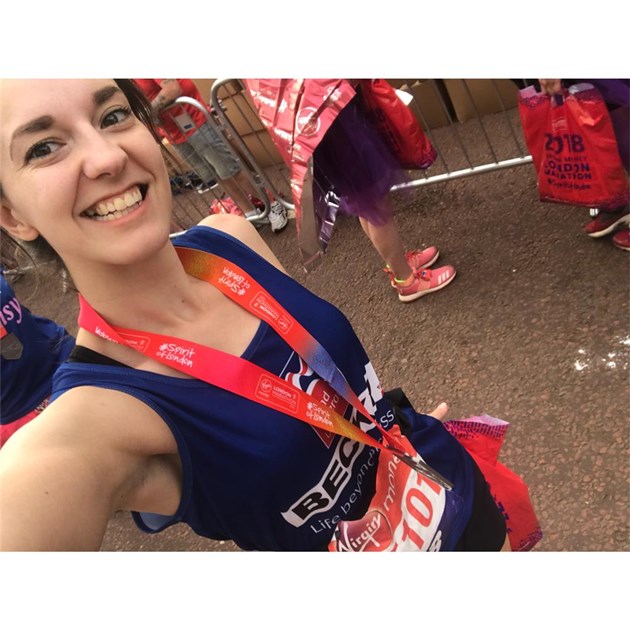 Rebecca Hare is fundraising for Blind Veterans UK