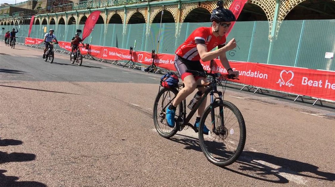August Williams is fundraising for British Heart Foundation