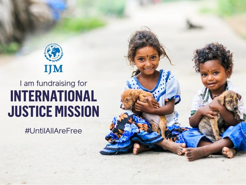 Megan Hargreaves is fundraising for International Justice Mission UK