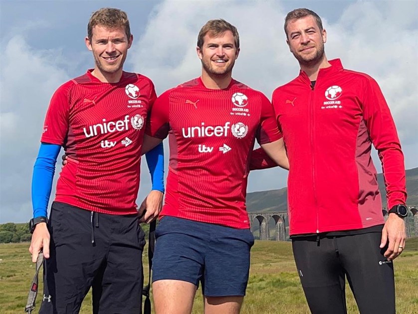 Warwick Shepherd, John Hall and Alex Cronin is fundraising for UNICEF UK