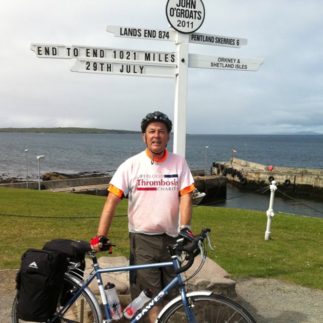 Steve Adkins is fundraising for Thrombosis UK