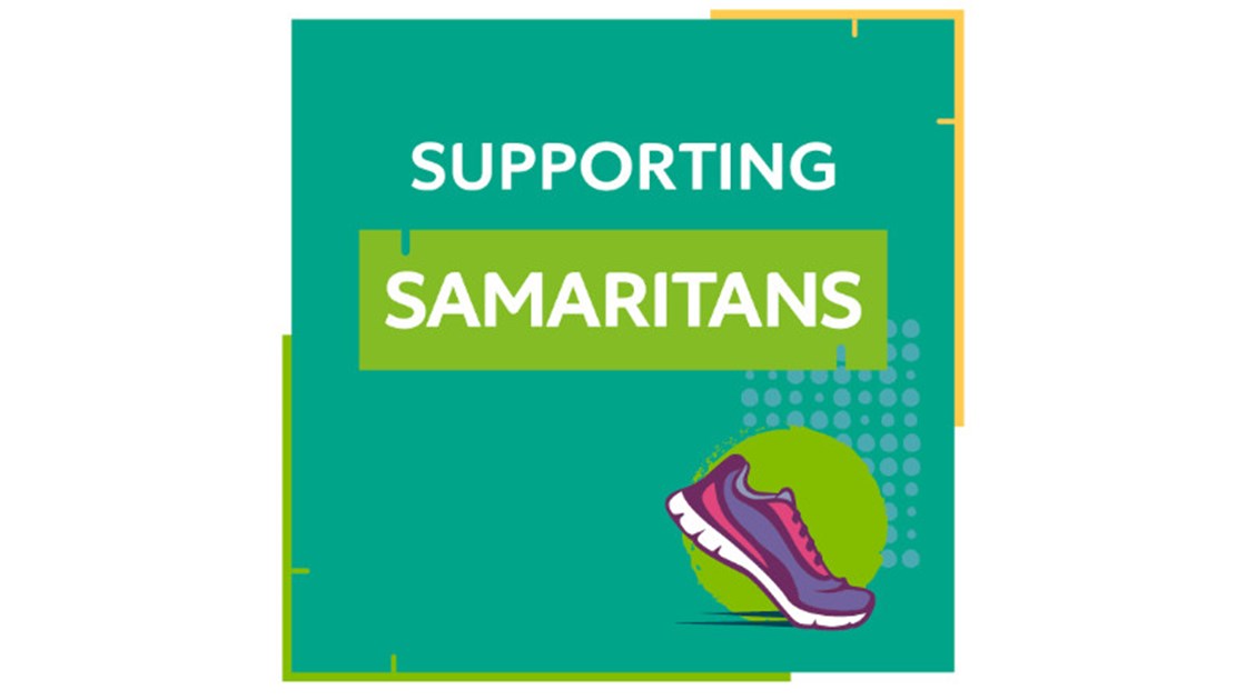 R B is fundraising for Samaritans
