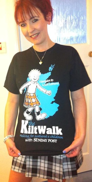 Joanne Docherty is fundraising for The Kiltwalk
