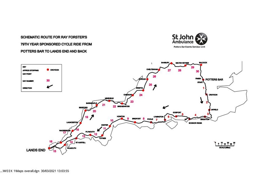Raymond Forster is fundraising for St John Ambulance