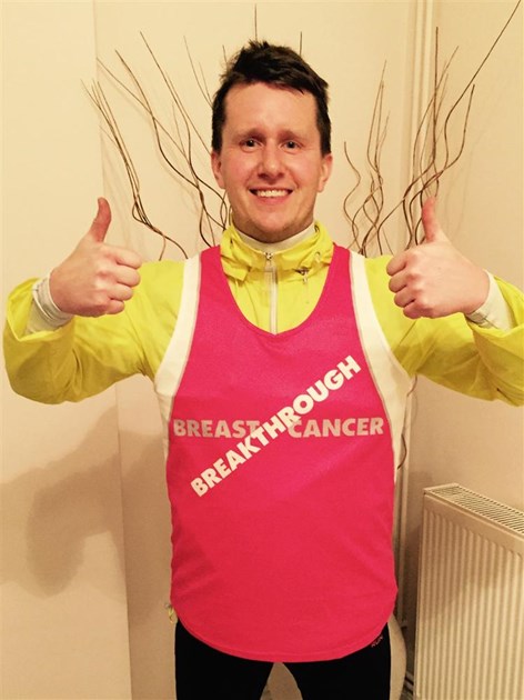 Russell Williamson is fundraising for Breast Cancer Now