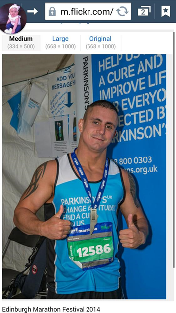Sean Lavery is fundraising for Parkinson’s UK