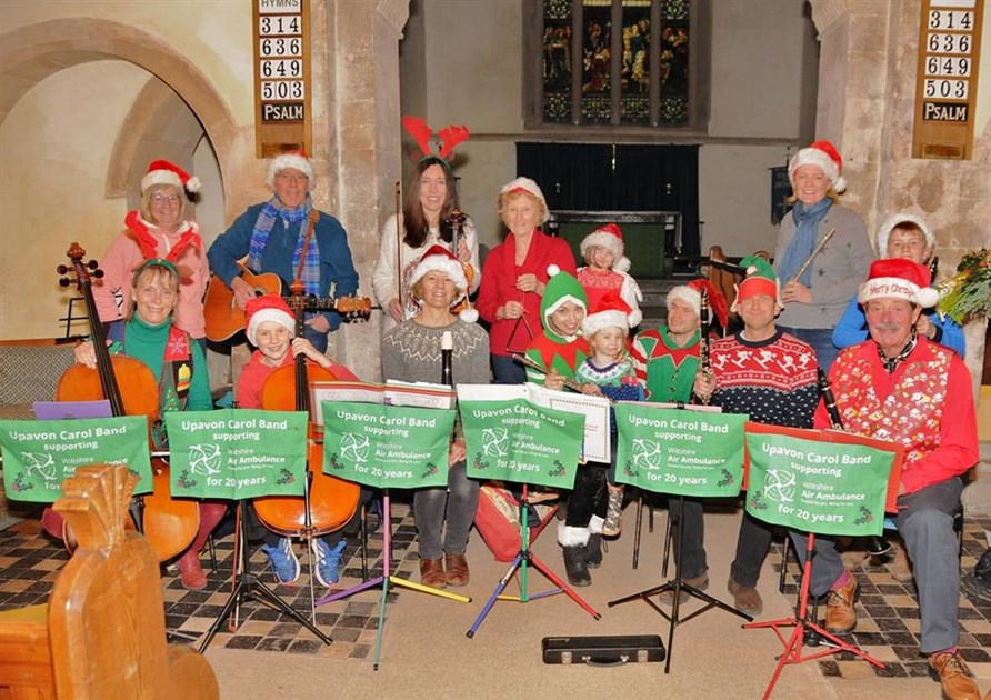 Carol Band- Upavon is fundraising for Wiltshire and Bath Air Ambulance ...