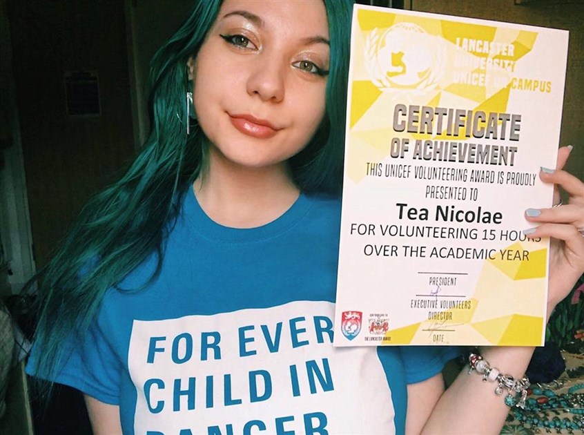 Tea Nicolae is fundraising for UNICEF UK